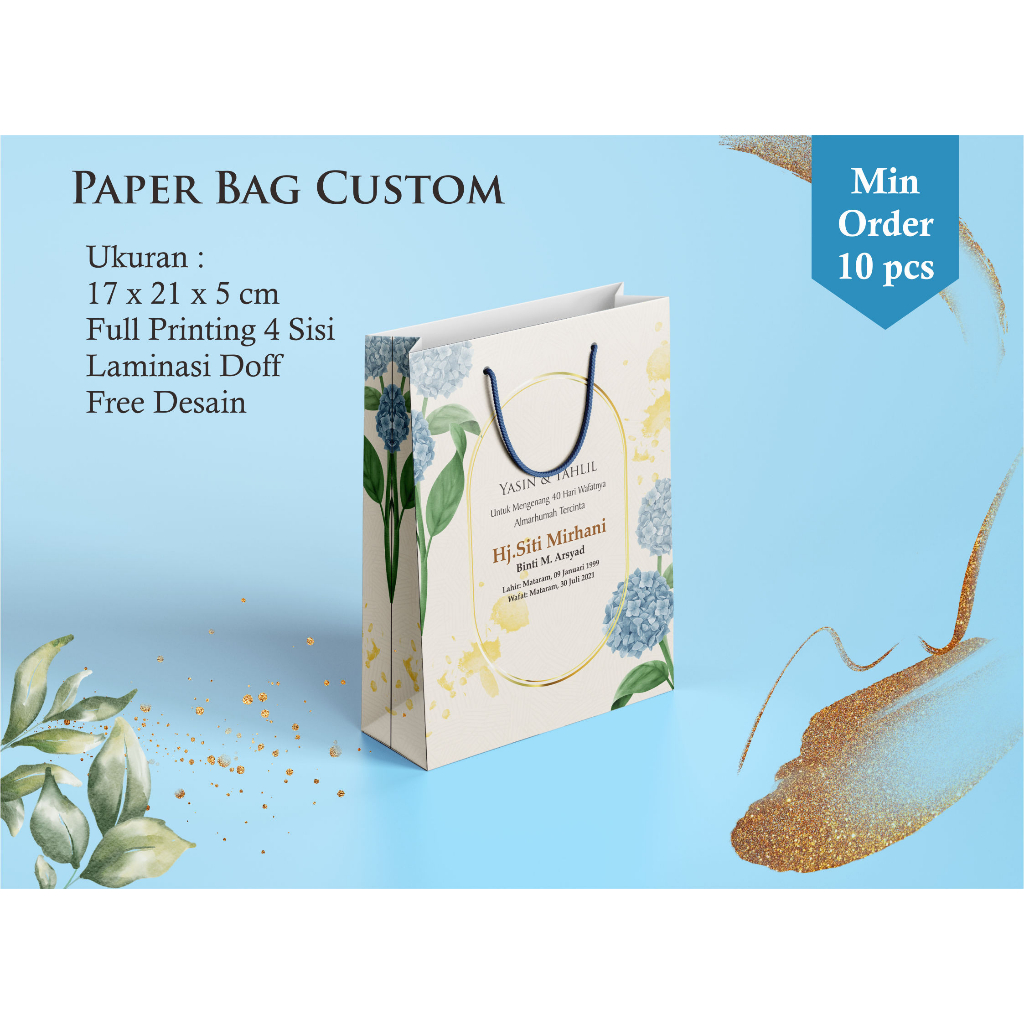Jual PAPERBAG CUSTOM l Paperbag Tas Kertas Paperbag Bridesmaid paper ...
