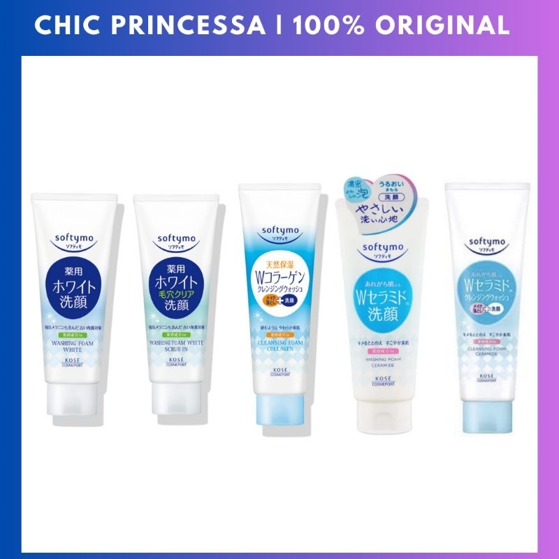 Jual KOSE SOFTYMO Facial Wash Cleansing Foam ORIGINAL | Shopee Indonesia