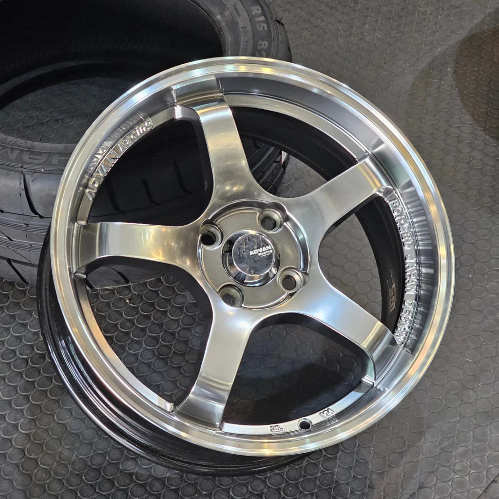 Jual velg mobil Advan GT Ring 16 PCD 4x100 velg mobilio yaris jazz brio ...