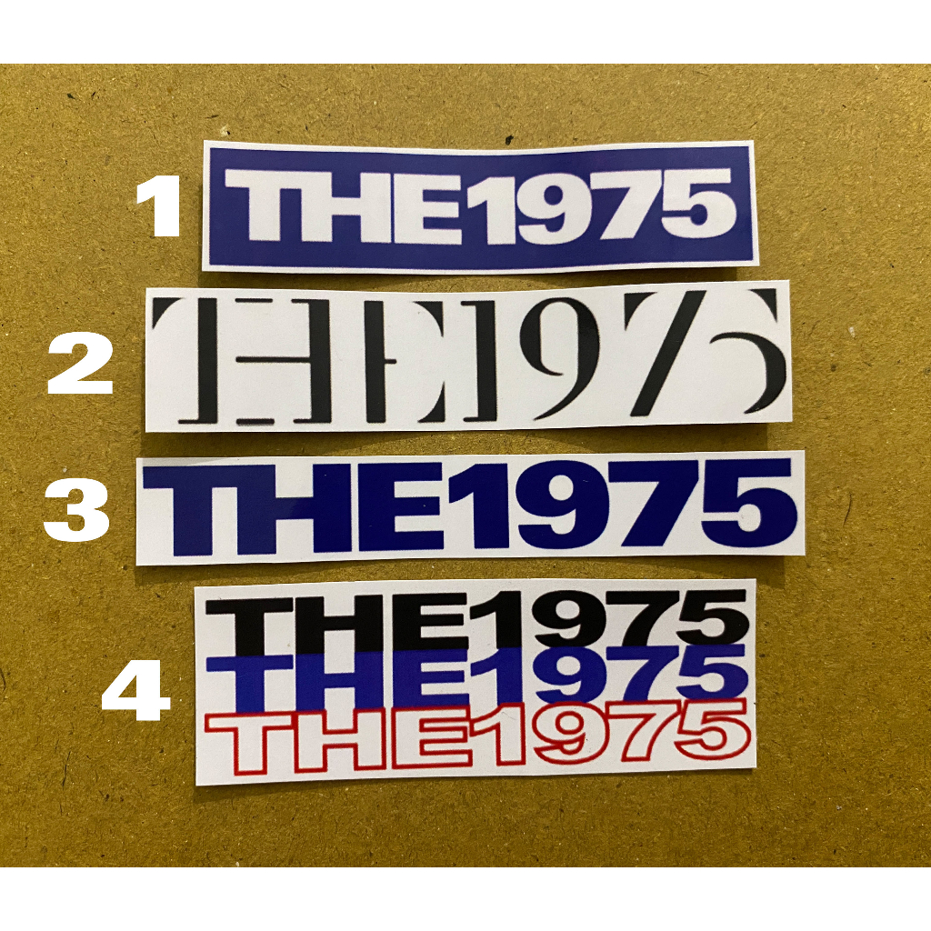 Jual Stiker THE 1975 LOGO (ukuran besar) Premium vinyl glossy /stikermurah/stikervinyl ...