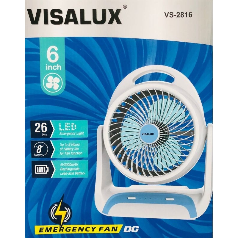 Jual Kipas Angin Portable VISALUX Emergency Fan and Lamp VS-2816 ...