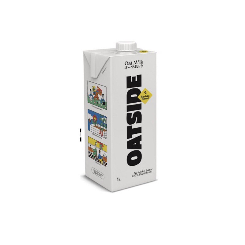 Jual Oatside Milk 1 Liter Oat Milk Barista Blend Susu Gandum Plant ...