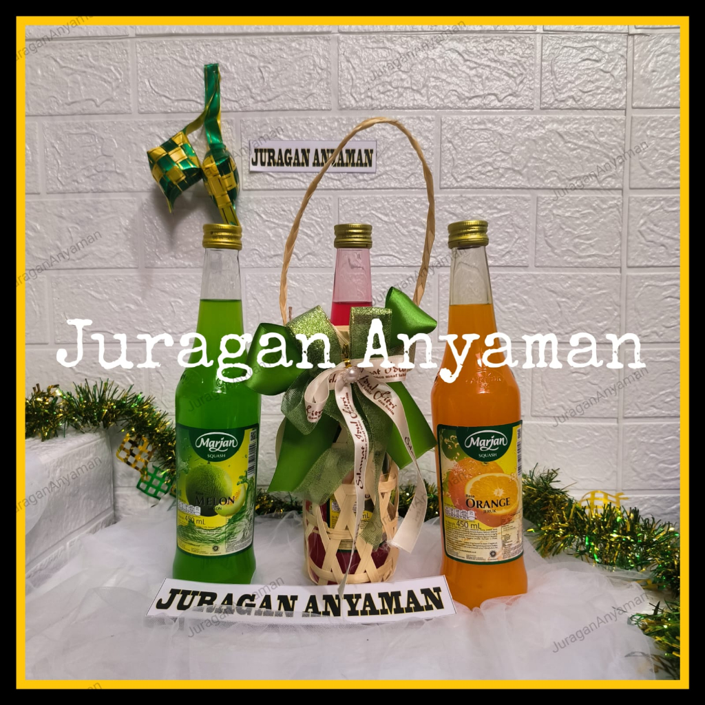 Jual KEMASAN MINUMAN JUICE SIRUP BOTOL MARJAN - KEMASAN BOTOL MADU ...