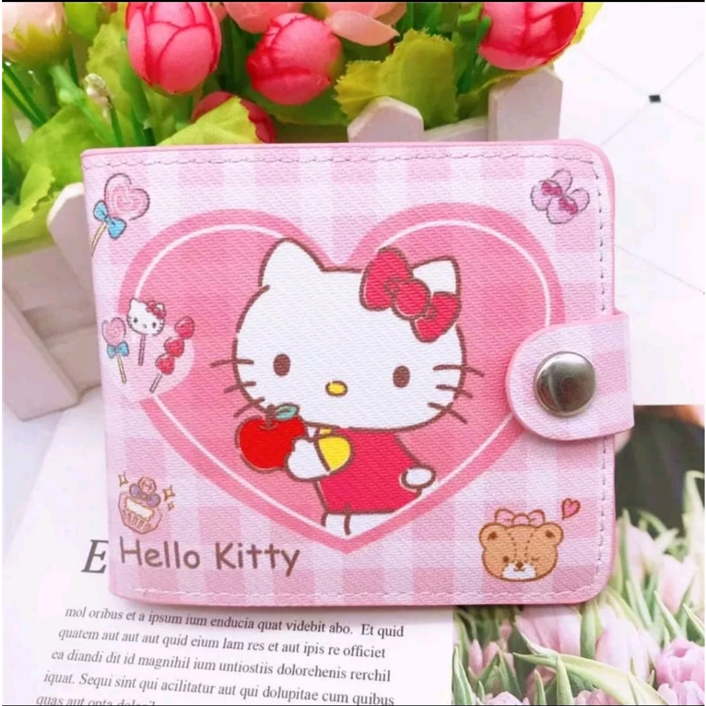 Jual Dompet Lipat Anak Sanrio Hello Kitty My Melody LTS Kuromi ...