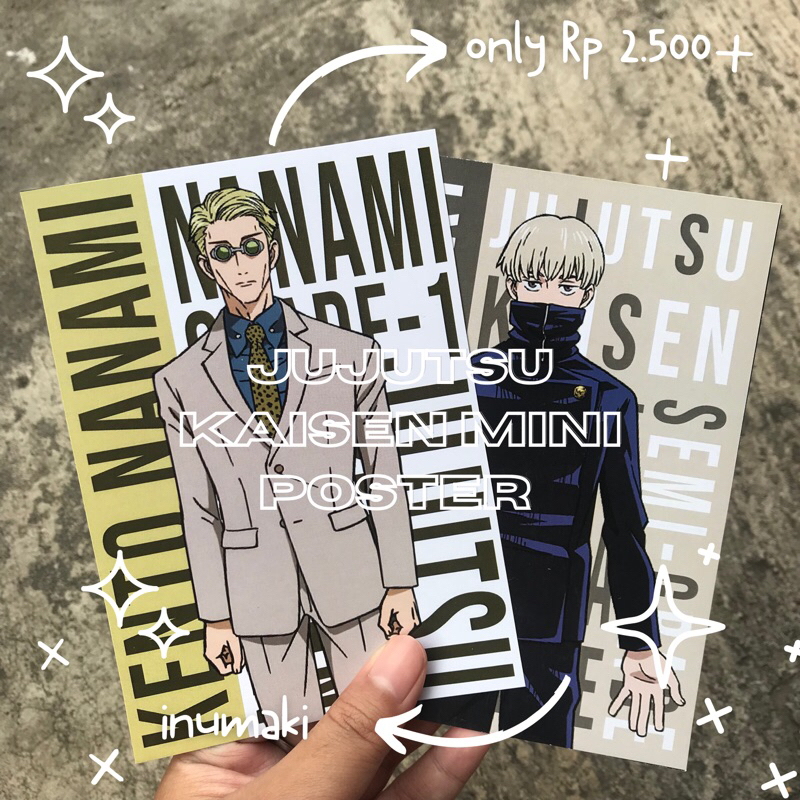 Jual Mini Poster Jujutsu Kaisen (JJK) Vol 2 | Shopee Indonesia