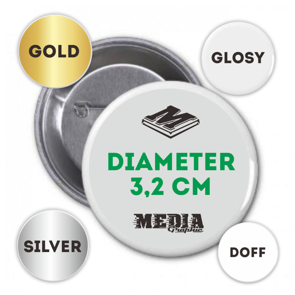 Jual PIN CUSTOM / PIN PENITI 2,5 CM & 3,2 CM / PIN 25 / PIN 32 / PIN ...