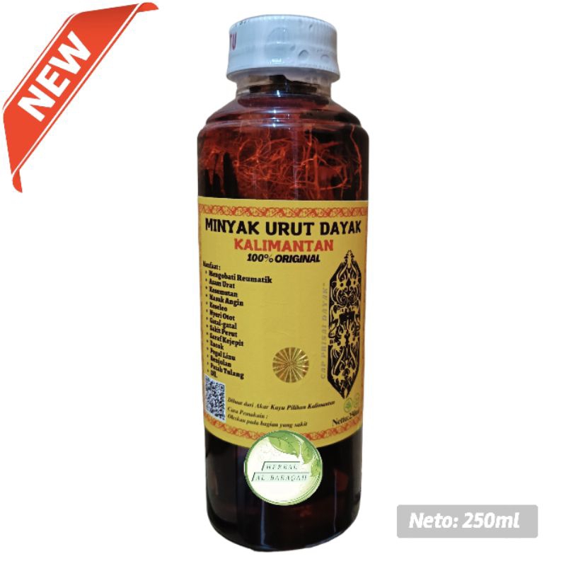 Jual Minyak Urut Dayak Prisai Borneo 250ml Herbal Kalimantan Obat Atasi ...