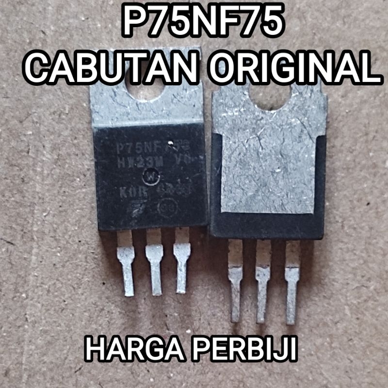 Jual MOSFET FET P75NF75 STP75NF75 65NF75 80A 75VCABUTAN | Shopee Indonesia