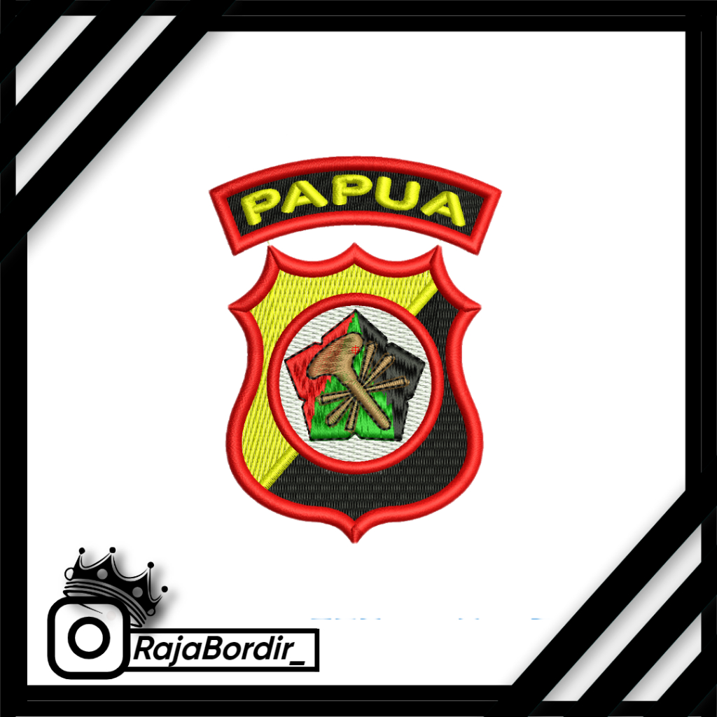 Jual LOGO BORIDIR PAPUA / TIMBUL / RATA / POLDA | Shopee Indonesia
