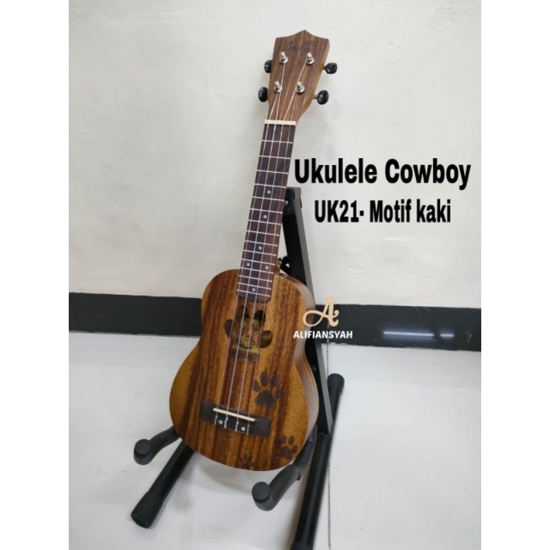 Jual Ukulele Soprano 210 Cowboy Karakter Premium ORIGINAL COWBOY A1060 ...