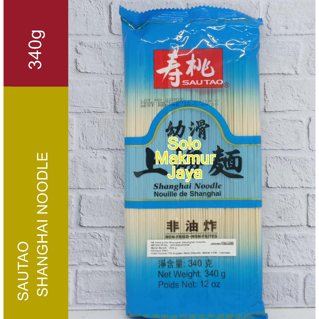 Jual Sau Tao Sautao Shanghai Noodle 340g Mie Kering ala Shanghai dari ...