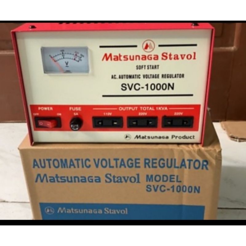 Jual STAVOLT 1000 watt Matsunaga, Stabilizer listrik | Shopee Indonesia