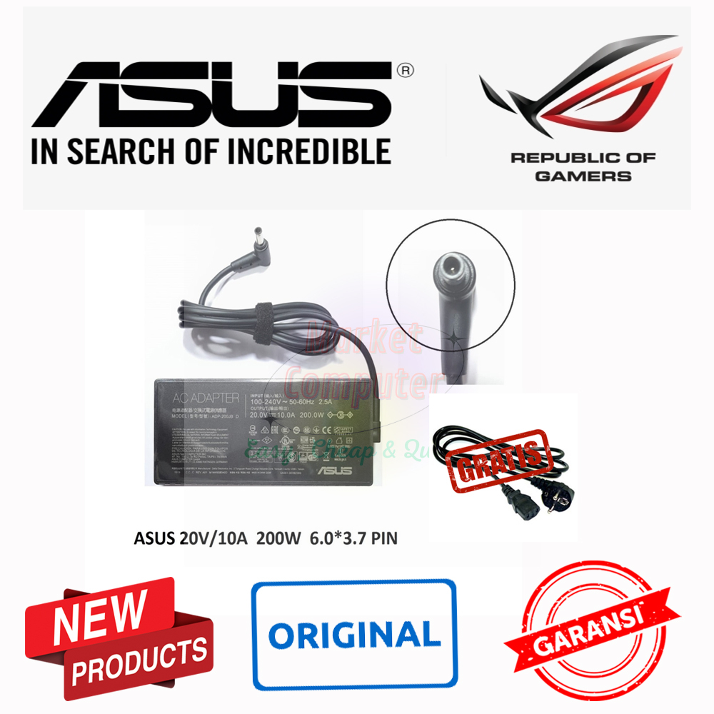 Jual ORIGINAL ADAPTOR CHARGER ASUS ZENBOOK PRO 14 OLED UX6404 UX6404V ...