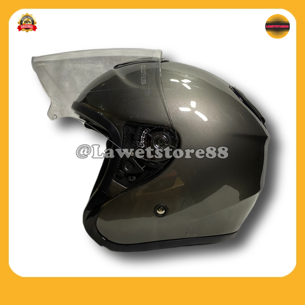 Jual Helm Sepeda Motor Half Face Priest Kyoto Solid Whitte Black Pink ...