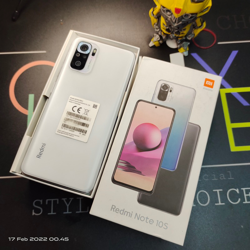 Jual Redmi note 10s 8/128 Second Fullset | Shopee Indonesia