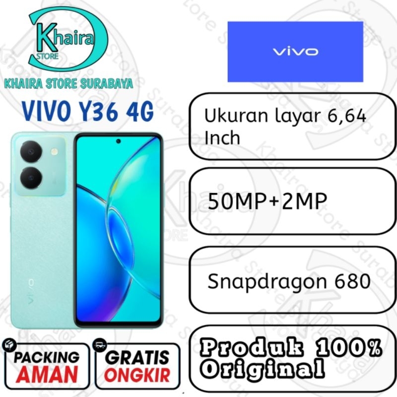 Jual VIVO Y36 RAM 8/256GB ORIGINAL RESMI VIVO | Shopee Indonesia