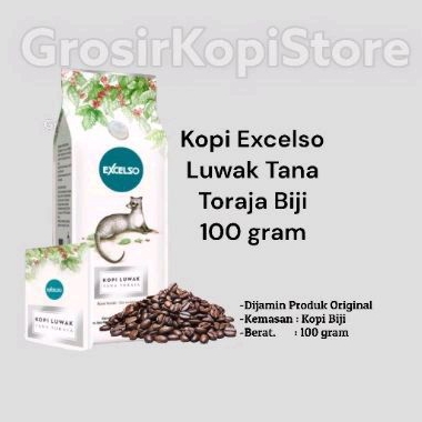 Jual Kopi Excelso Luwak Biji 100g | Shopee Indonesia