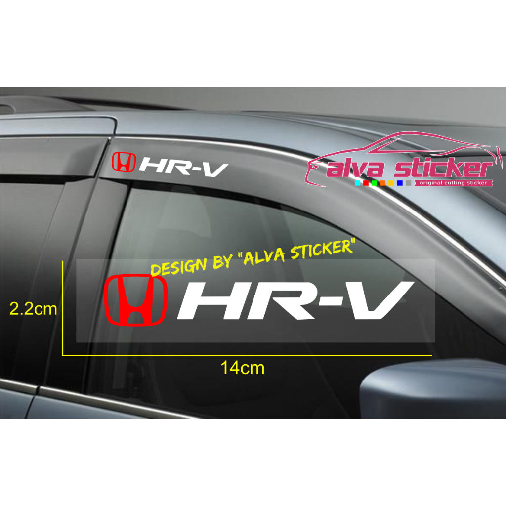 Jual terlaris sticker hrv stiker talang air mobil honda hr-v 2 buah ...
