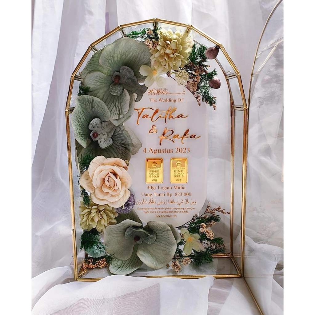 Jual mahar terariumm - mahar anggrek - mahar pernikahan | Shopee Indonesia