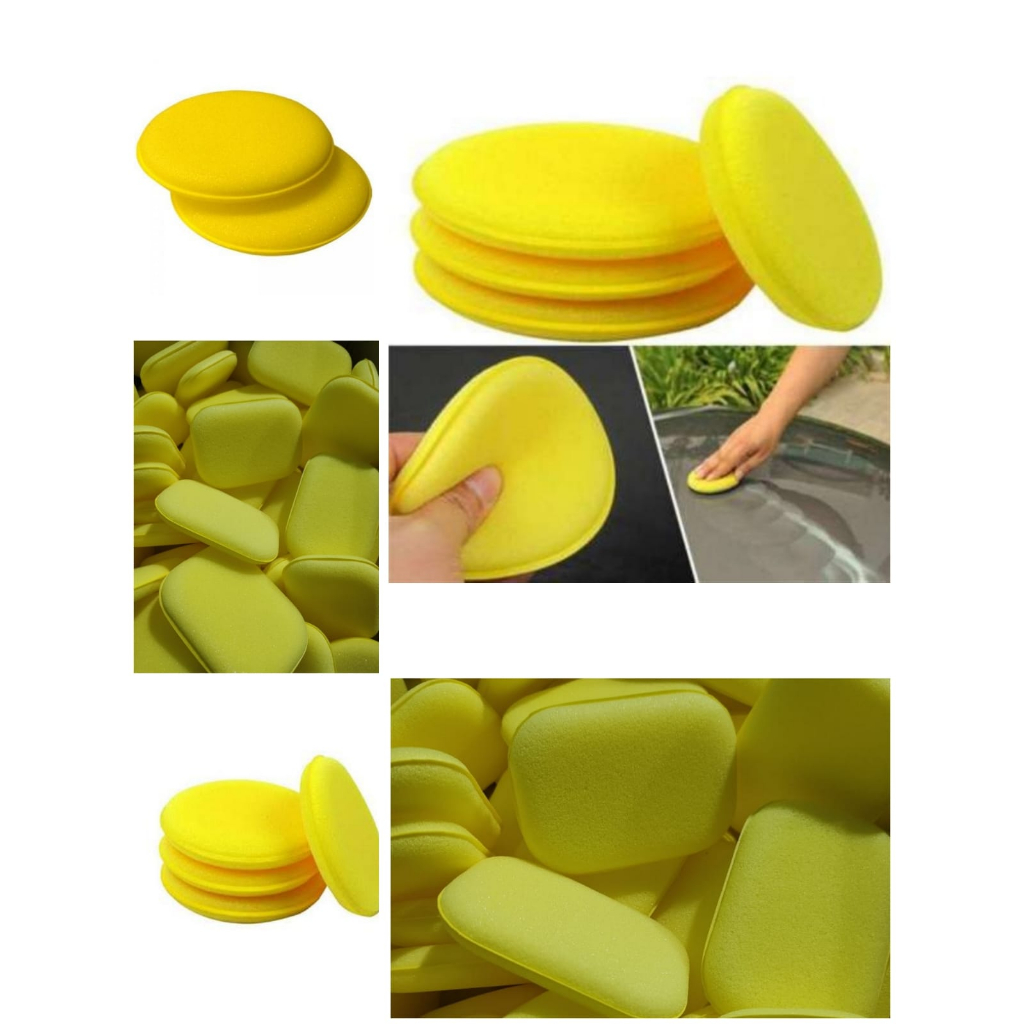 Jual busa pad aplicator busa pad kuning super yellow bulat ufo busa ...