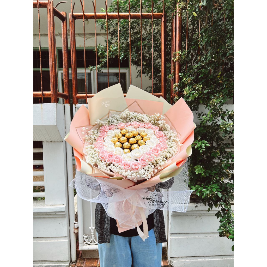 Jual CHOCOLATE BOUQUET LARGE SIZE - BUKET SNACK COKLAT BUKET SNACK ...