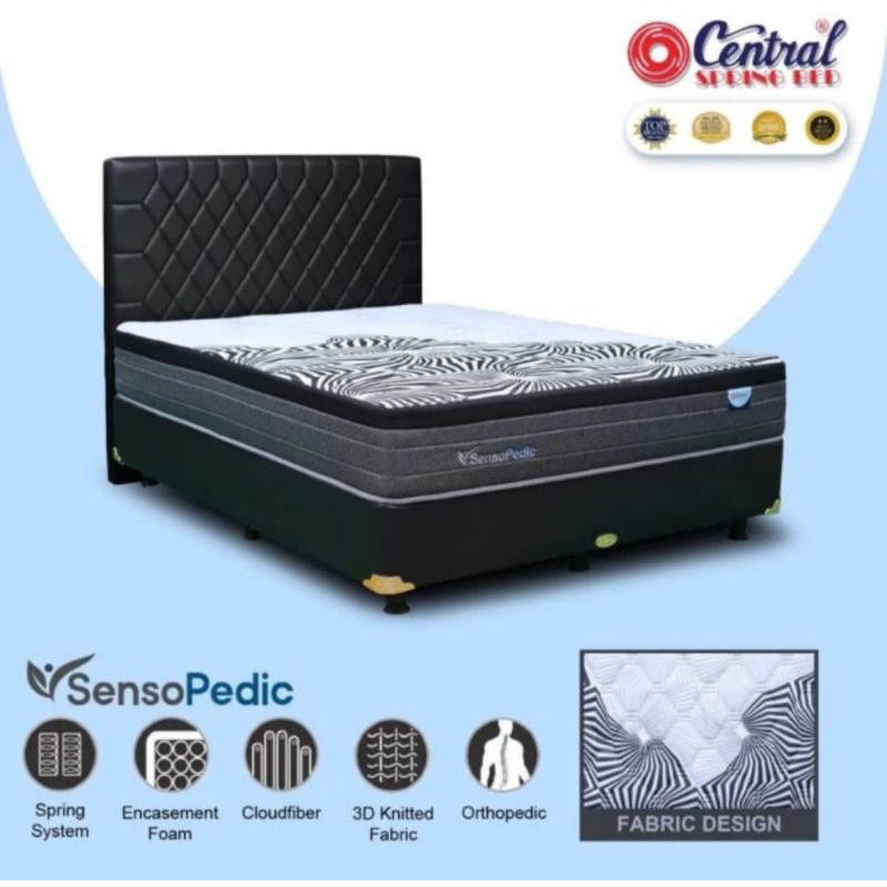 Jual Springbed Central Sensopedic Orthopedic Kasur Central Tulang