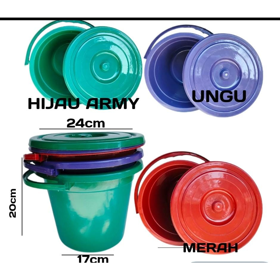 Jual EMBER/TIMBA AIR PLASTIK TEBAL BAGUS | Shopee Indonesia