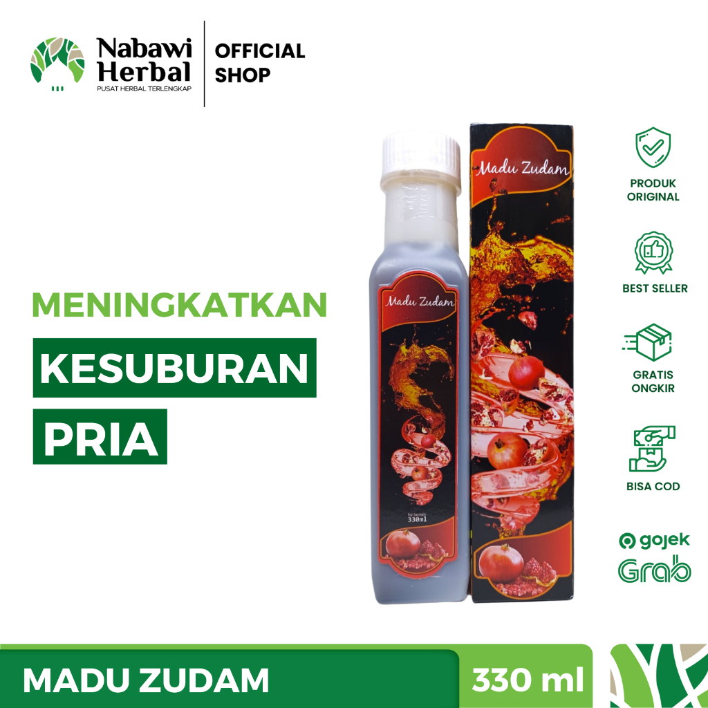 Jual MADU ZUDAM - Madu Kesuburan Pria Ekstrak Perisa Delima 330ml ...