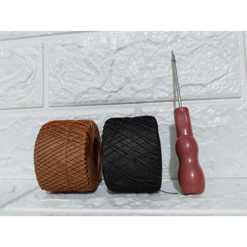 Jual Paket Benang Nilon Sol sepatu + Jarum Paten Tidak Mudah Patah ...