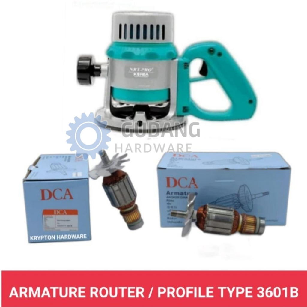 Jual DCA armature / angker router / profile type 3601B makita original ...