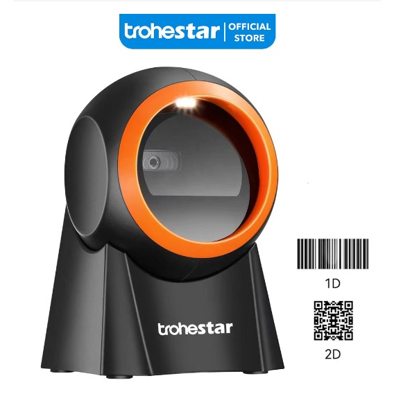 Jual TROHESTAR Omni Barcode Scanner 2D Auto Scan QR Code & Barcode ...
