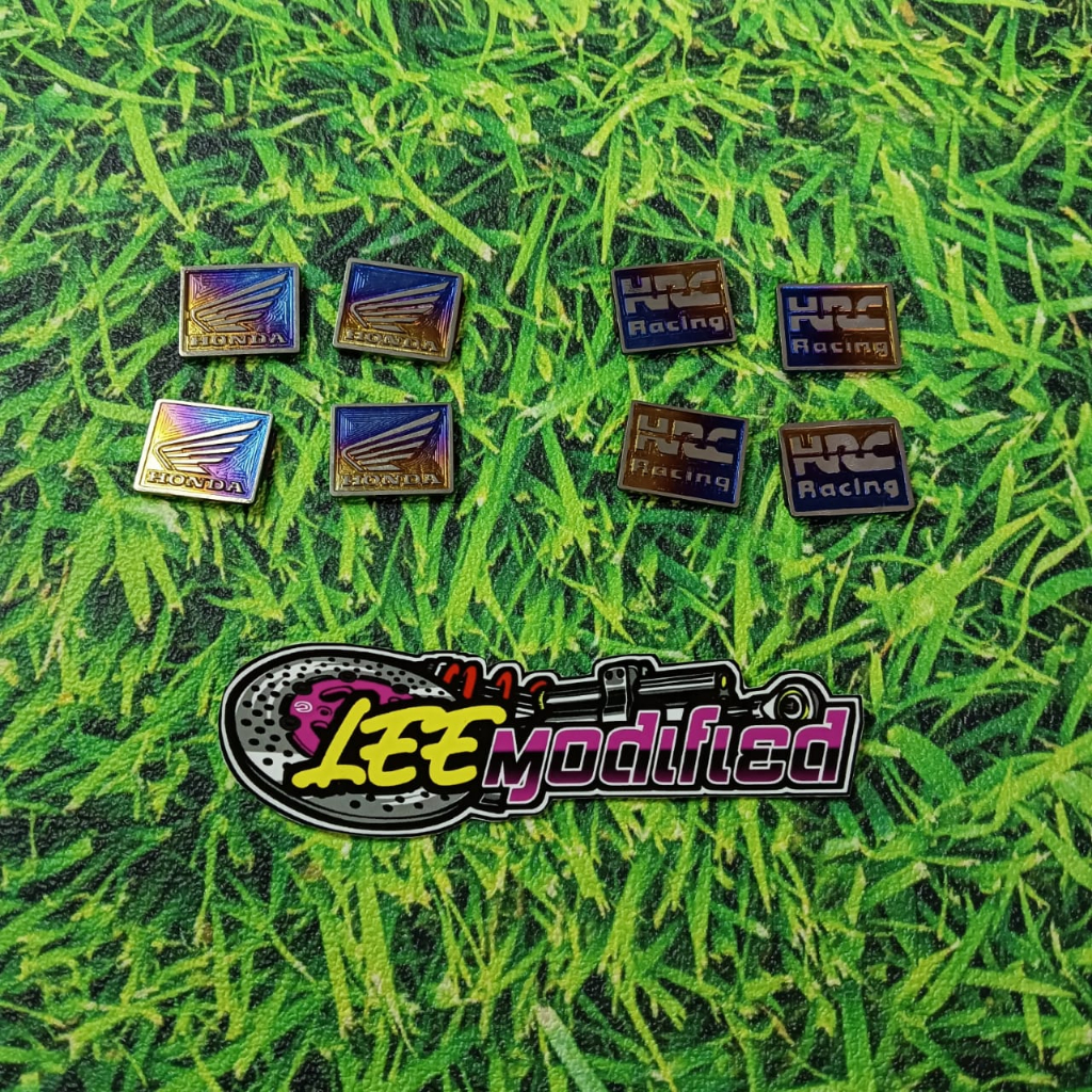 Jual emblem titanium batok speedometer honda & hrc vario 125 150 beat ...