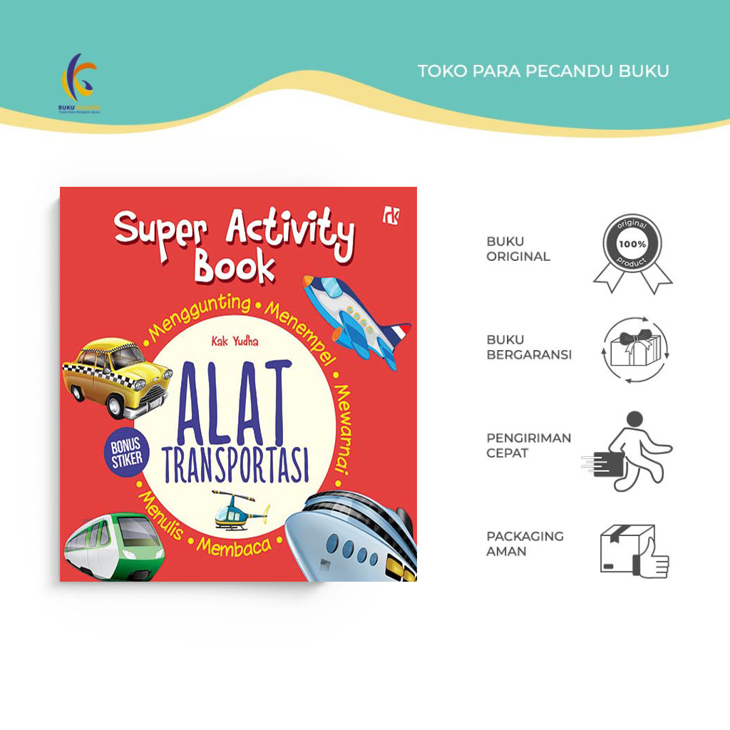 Jual Buku Aktivitas Anak - Super Activity Book: Menggunting, Menempel ...