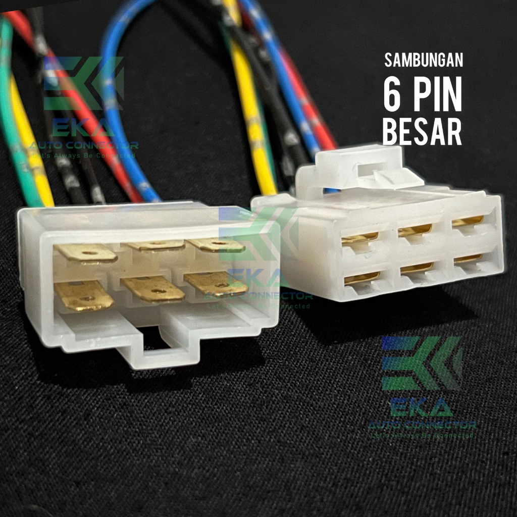 Jual Socket sambungan 1 pin 2 pin 3 pin 4 pin 6 pin BESAR Motor dan ...
