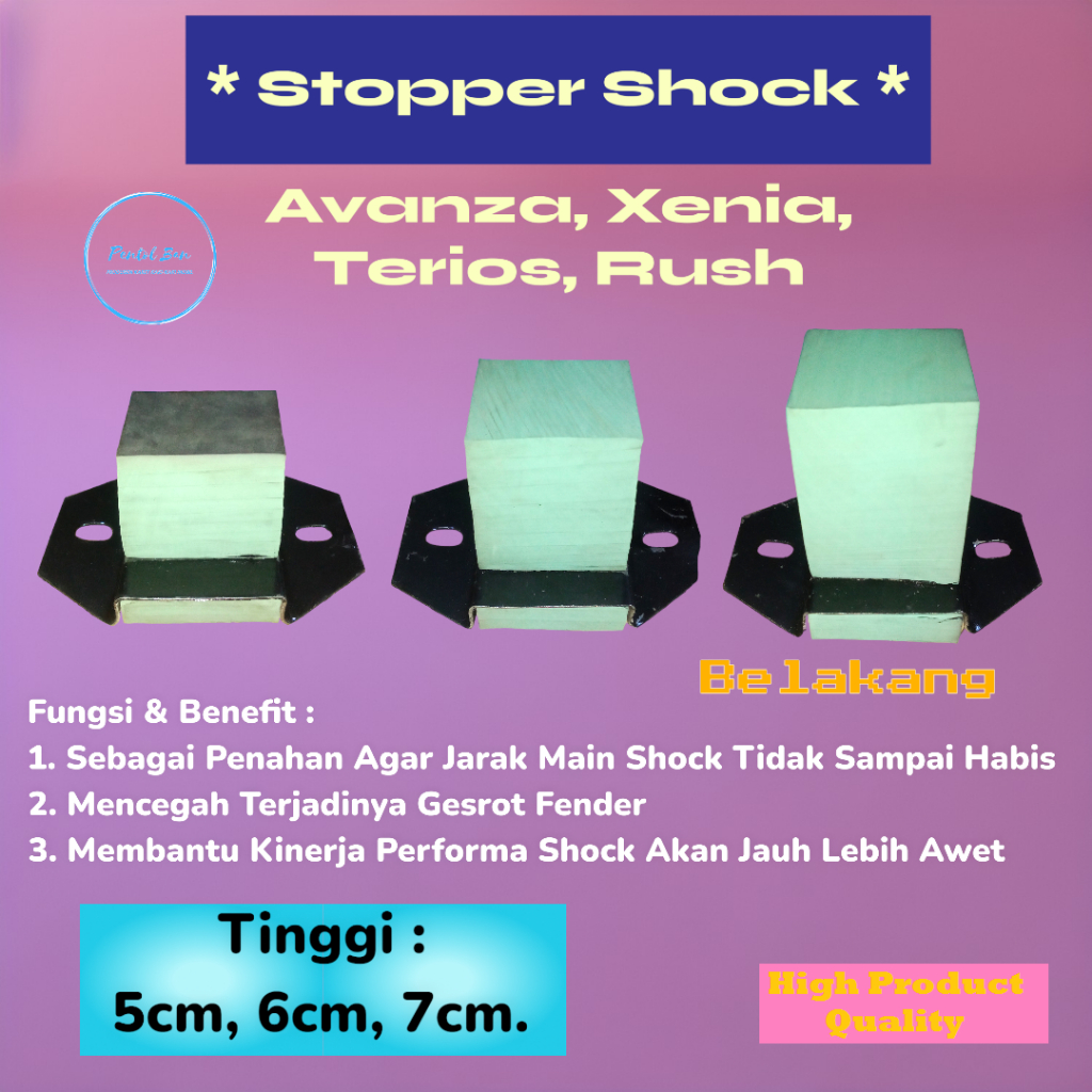 Jual Stopper Sasis Belakang Avanza,Xenia,Terios,Rush Harga 1Set (2Pcs ...