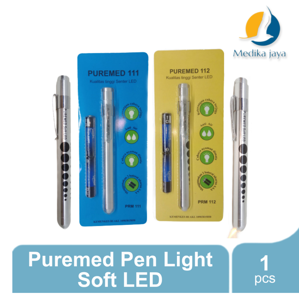 Jual Puremed Pen Light Soft LED White ( Lampu Putih ) / Pen Light Soft ...