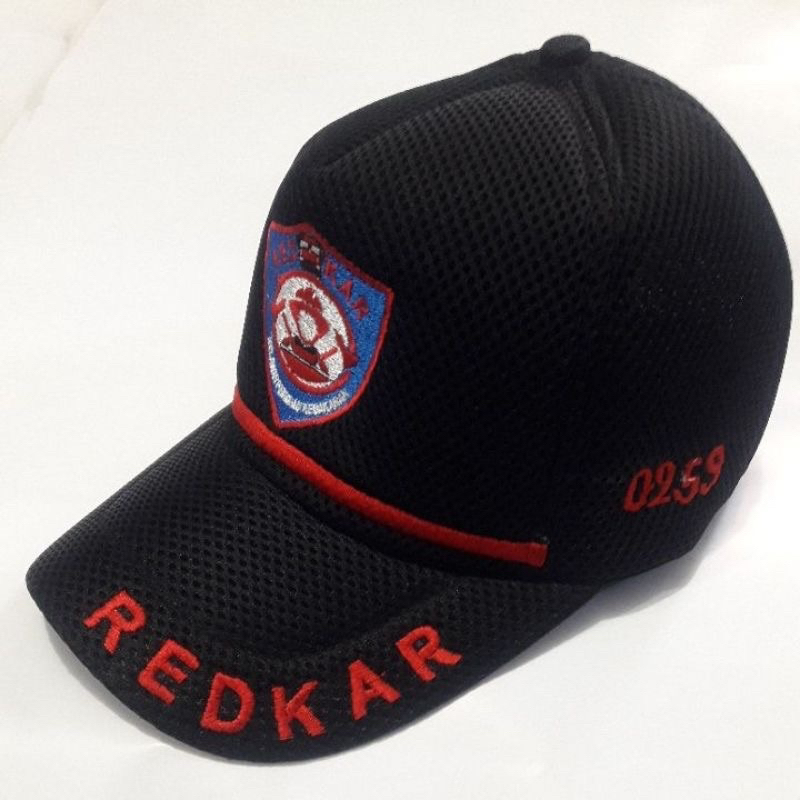 Jual TOPI REDKAR RELAWAN PEMADAM KEBAKARAN KANAN KIRI FULL BORDIR ...