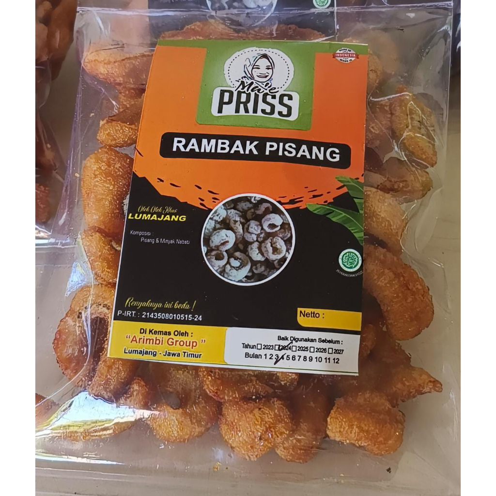 Jual Rambak Pisang Premium Khas Lumajang | Shopee Indonesia