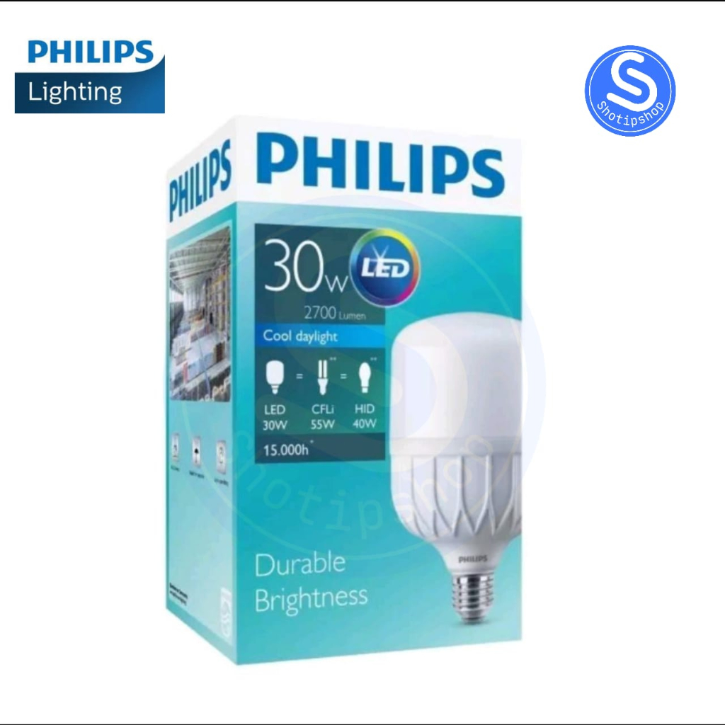 Jual Lampu Philips LED TForce 30W 30 W 30 Watt 30Watt - Putih cooldaylight | Shopee Indonesia