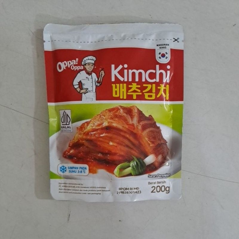 Jual Kimchi Oppa Kimchi 200gr Makanan Khas Korea | Shopee Indonesia