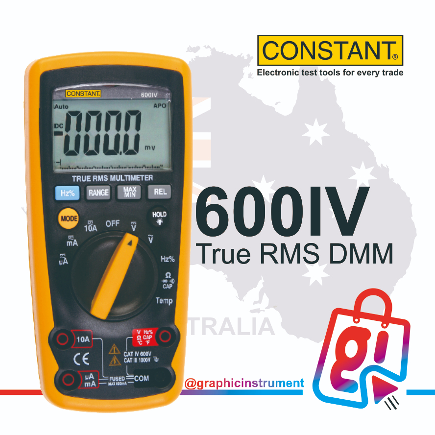 Jual 600IV True RMS Digital Multimeter Constant Alat Ukur Multitester ...