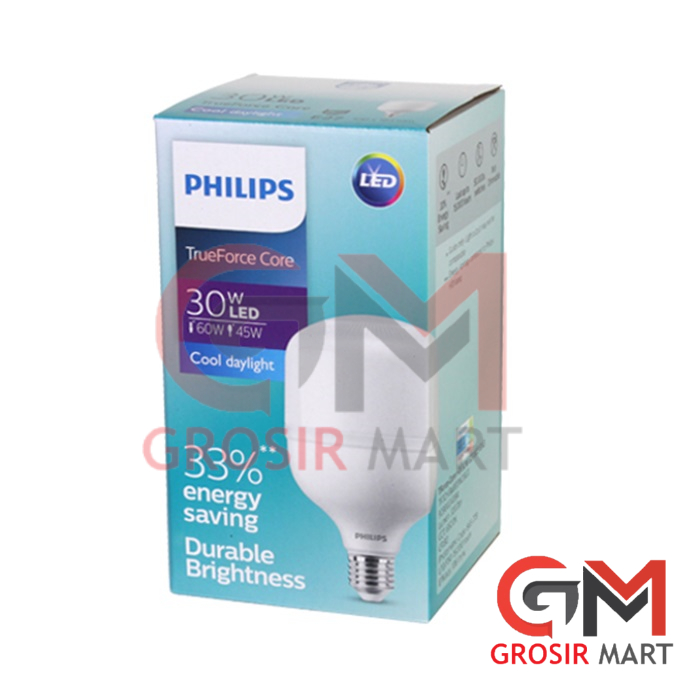 Jual Philips LED TrueForce 30W Putih (Lampu Bulb TForce 30 W Watt) Original Ori Promo Grosir ...
