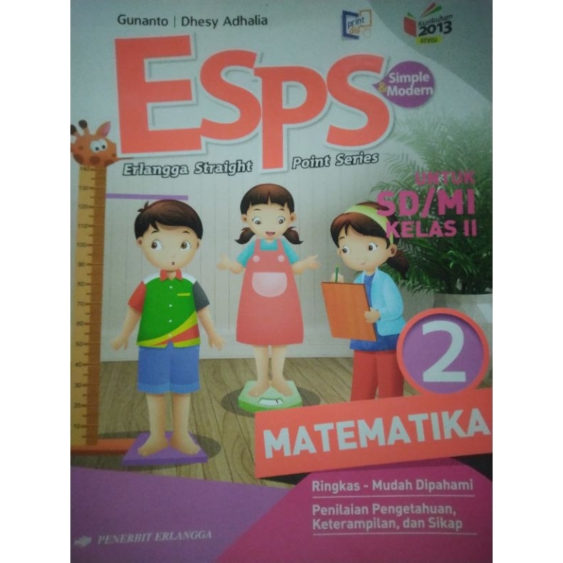 Jual ESPS MATEMATIKA KELAS 2 SD | Shopee Indonesia