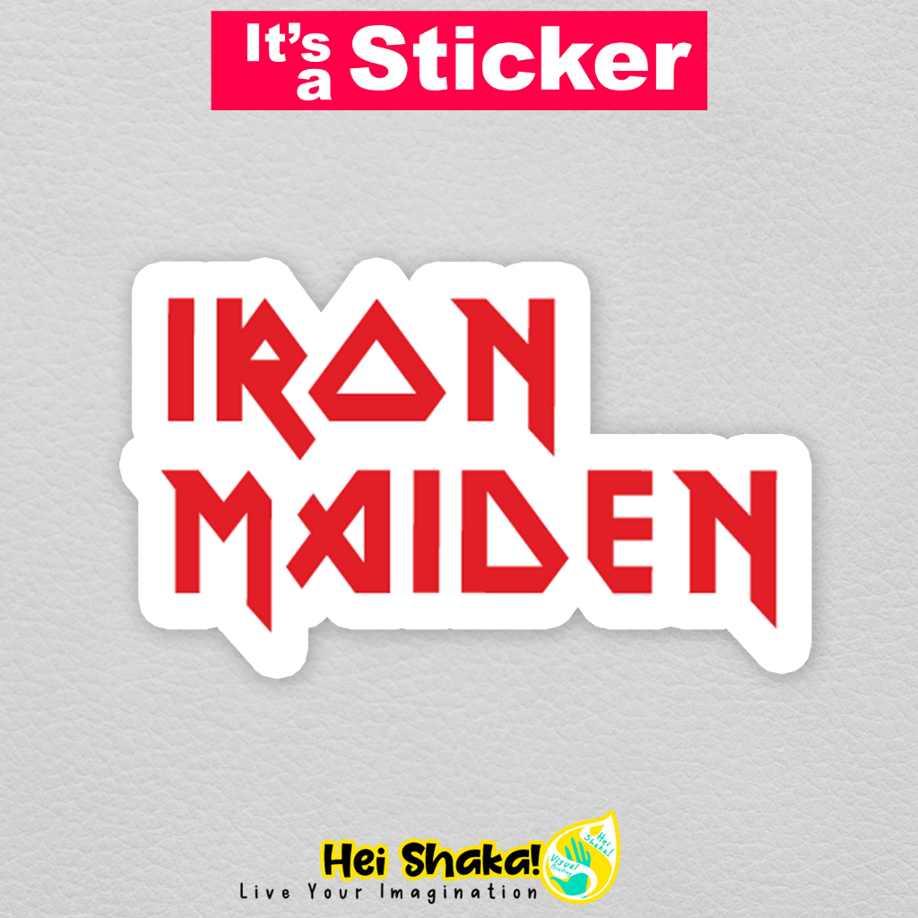 Jual Stiker IRON MAIDEN Sticker Musik Band Vinyl Anti Air | Shopee ...