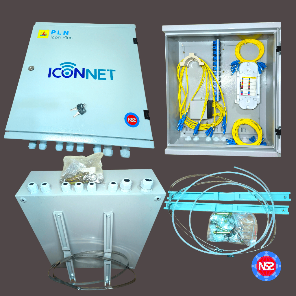 Jual box fdt 48 core icon lengkap pigtail Splitter / odc 48 core | Shopee Indonesia