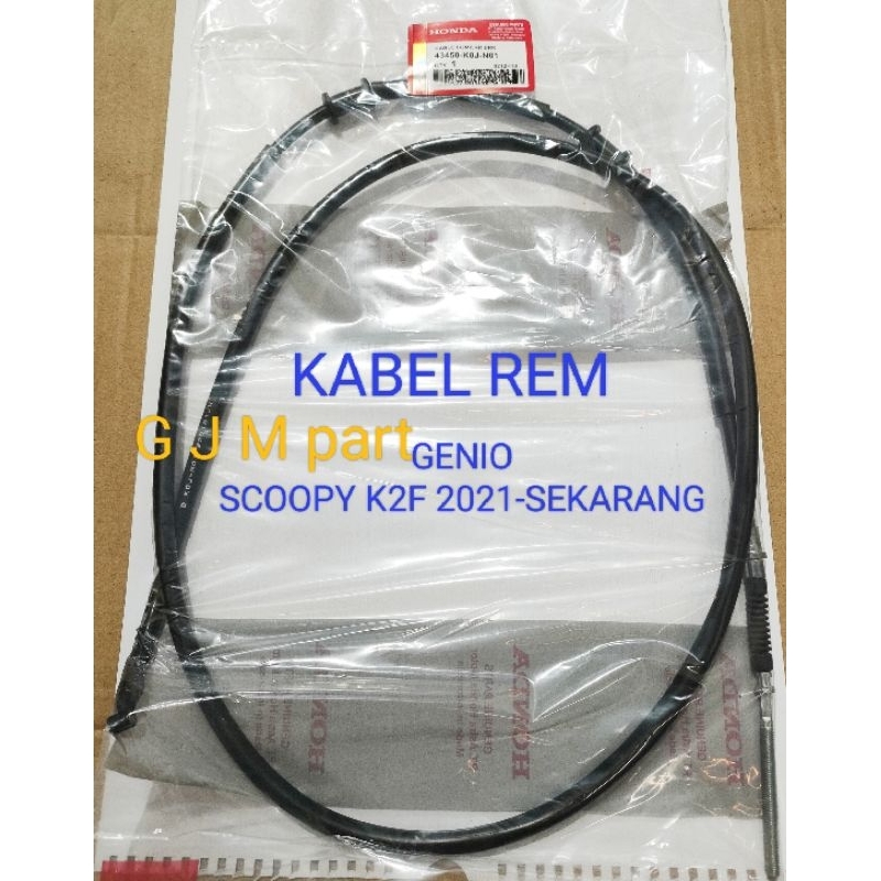 Jual CABLE COMP RR BREAK KOJ KABEL REM BELAKANG HONDA SCOOPY K2F 2021 ...