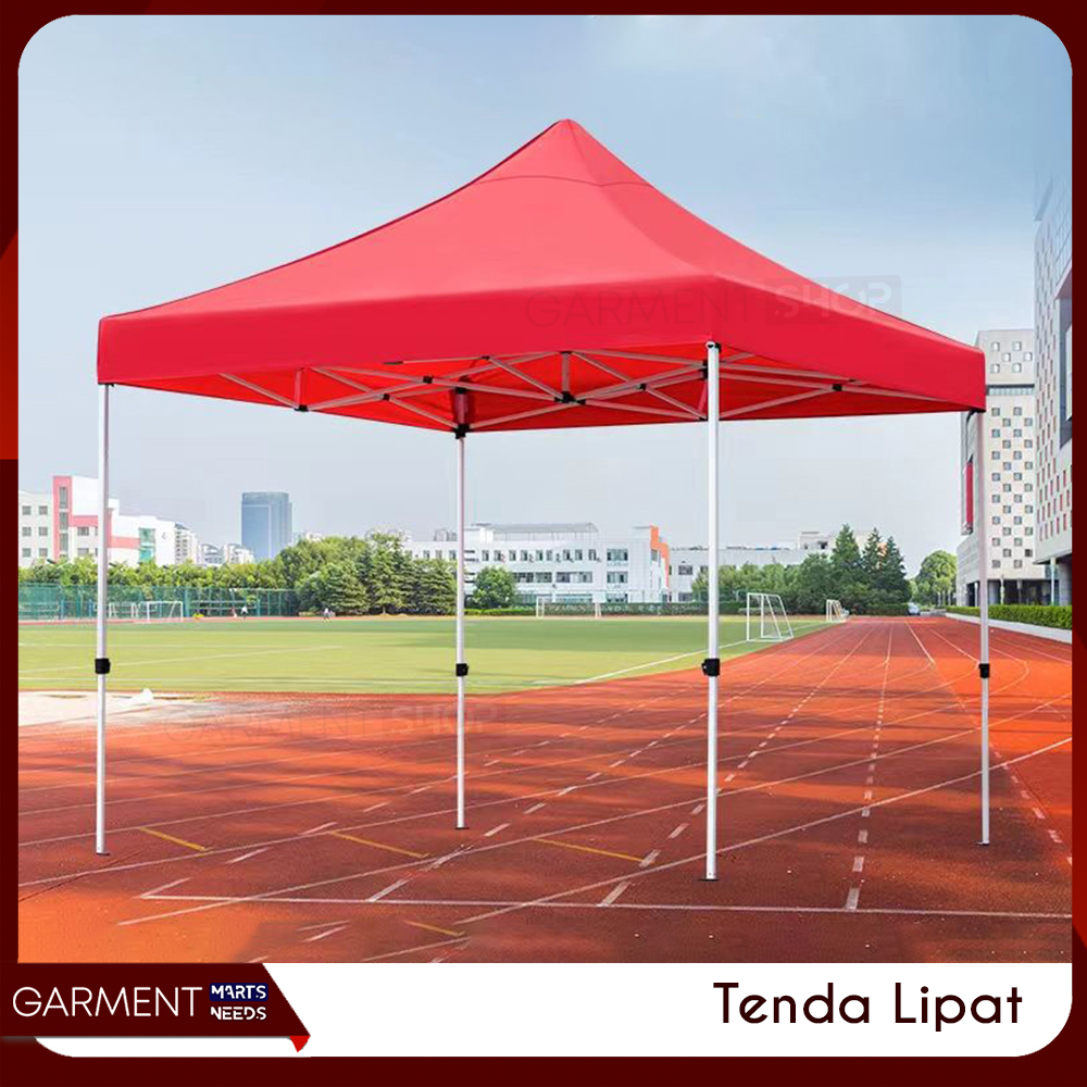 Jual Tenda Jualan Lipat Atap Terpal 2x2 3x3 Stand Jualan Outdoor PKL ...