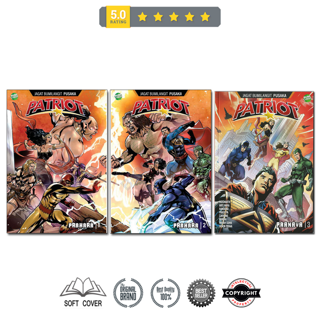 Jual Bumilangit komik bundling Patriot 1+2+3 | Shopee Indonesia Jual Bumilangit komik bundling Patriot 1+2+3 | Shopee Indonesia