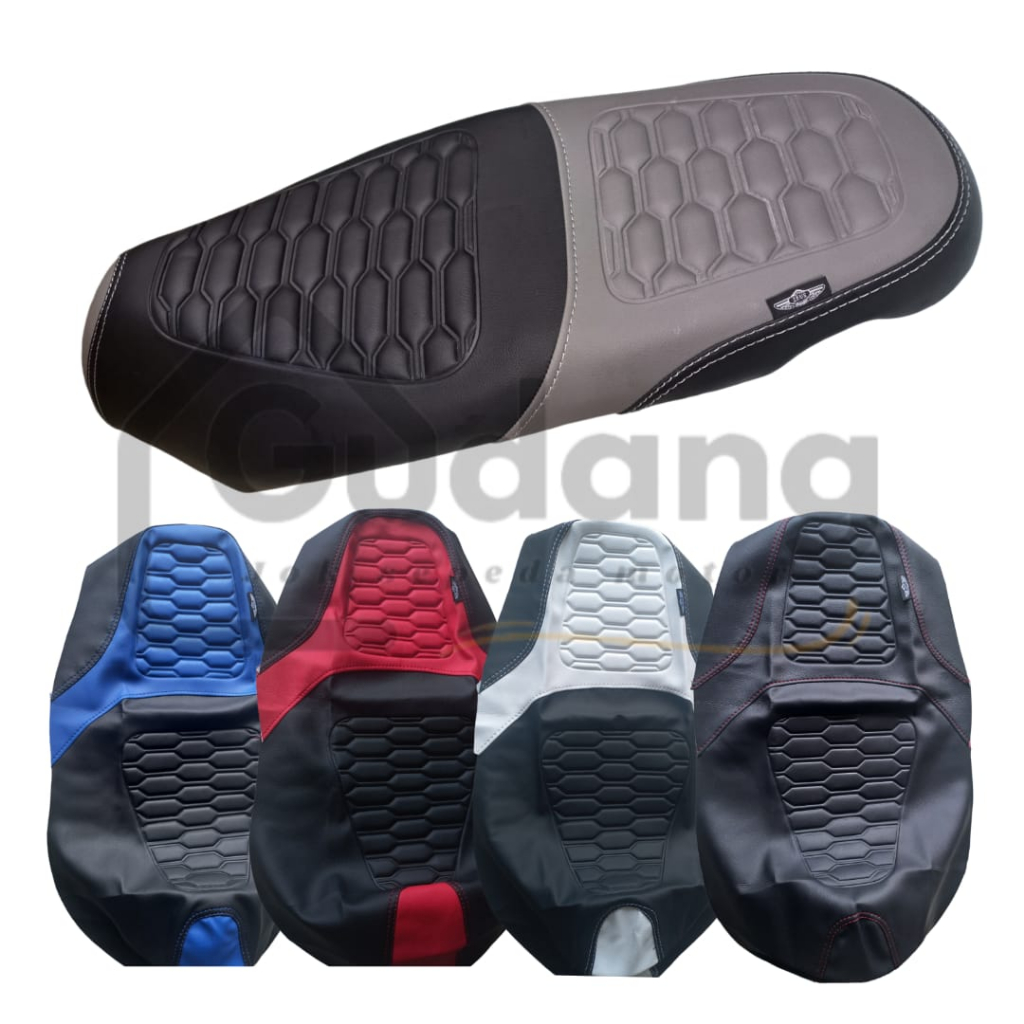 Jual Kulit jok motor CUSTOM TAWON/ jok motor variasi/ Nmax, Pcx, Vario ...