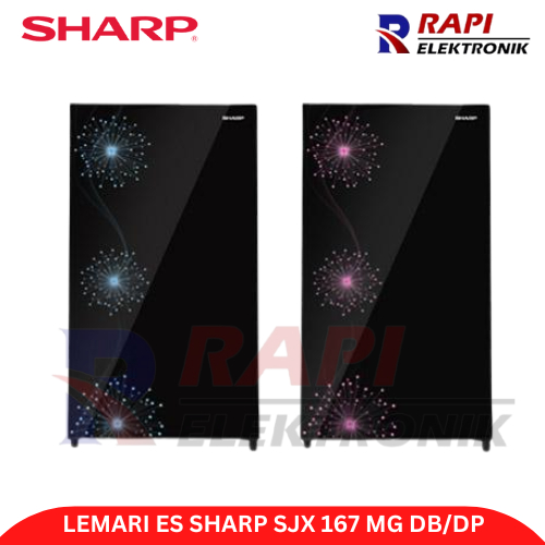 Jual LEMARI ES SHARP SJX 167 MG DB / MG DP - 128 LITER | Shopee Indonesia